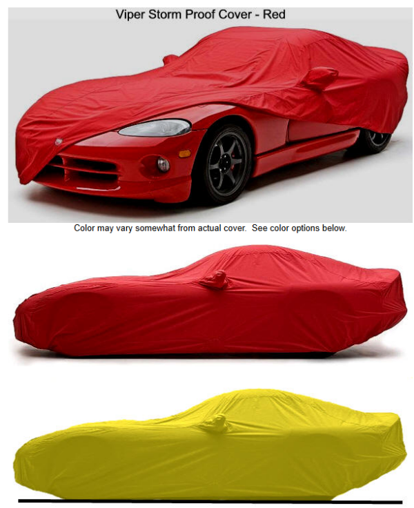 Dodge Viper SRT-10 Convertible (2003–2010) Storm-Proof Fitted Car Cover ...