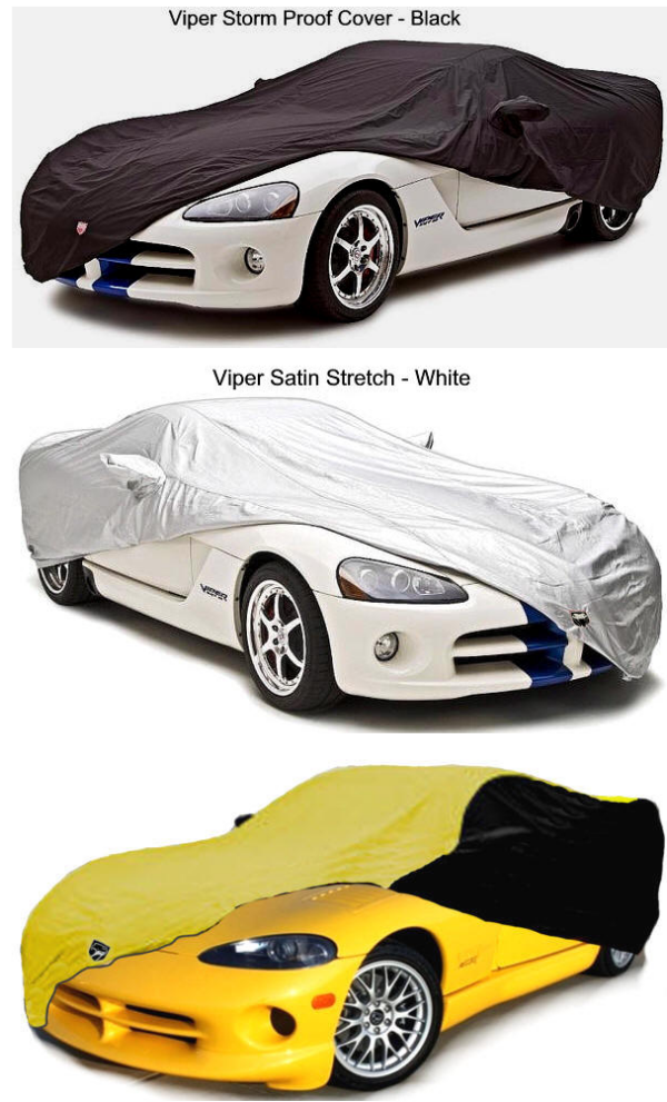Dodge Viper SRT-10 Convertible (2003–2010) Storm-Proof Fitted Car Cover ...