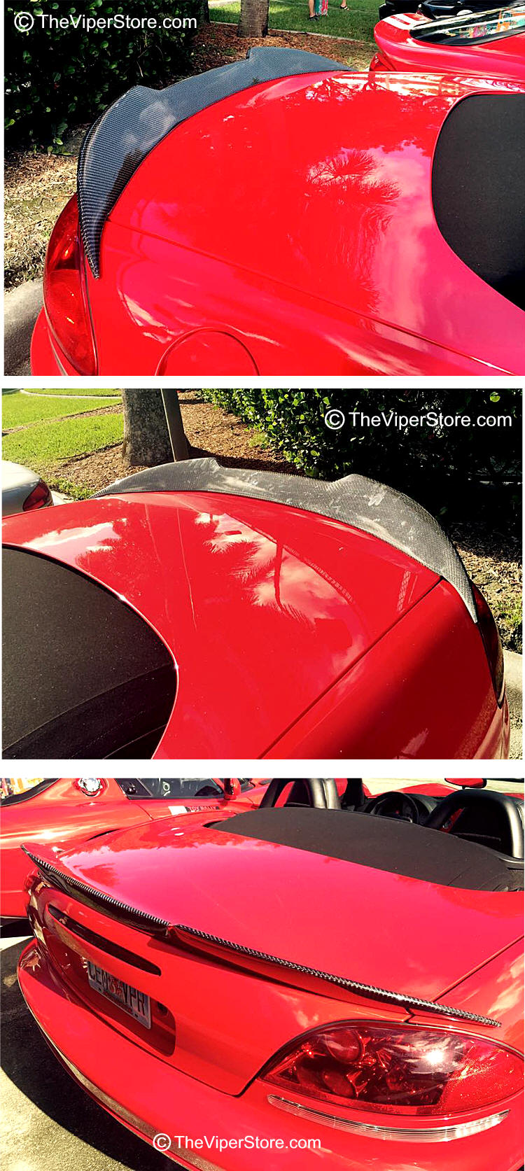 Dodge Viper SRT10 (2003-2010) Convertible Gen5 Style Spoiler In ...
